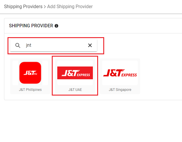 Integration with JNT Express UAE – Unicommerce Support Portal