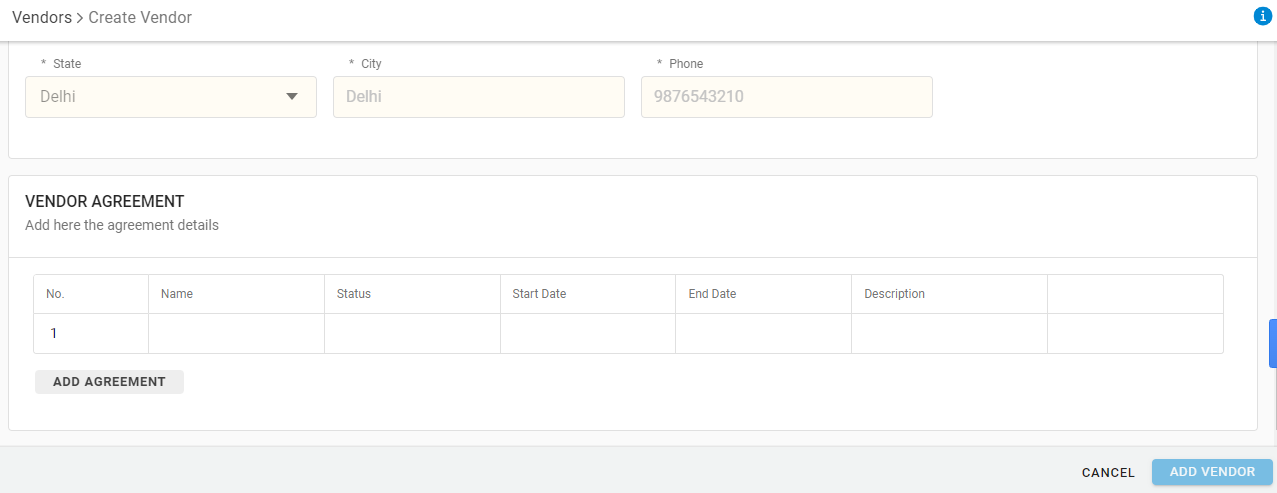 Vendor Management with Vendor creation/adding process manual - Unicommerce Support Portal