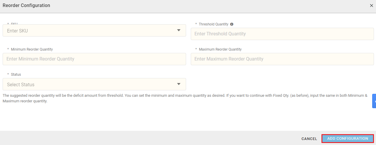 Reorders - Unicommerce Support Portal