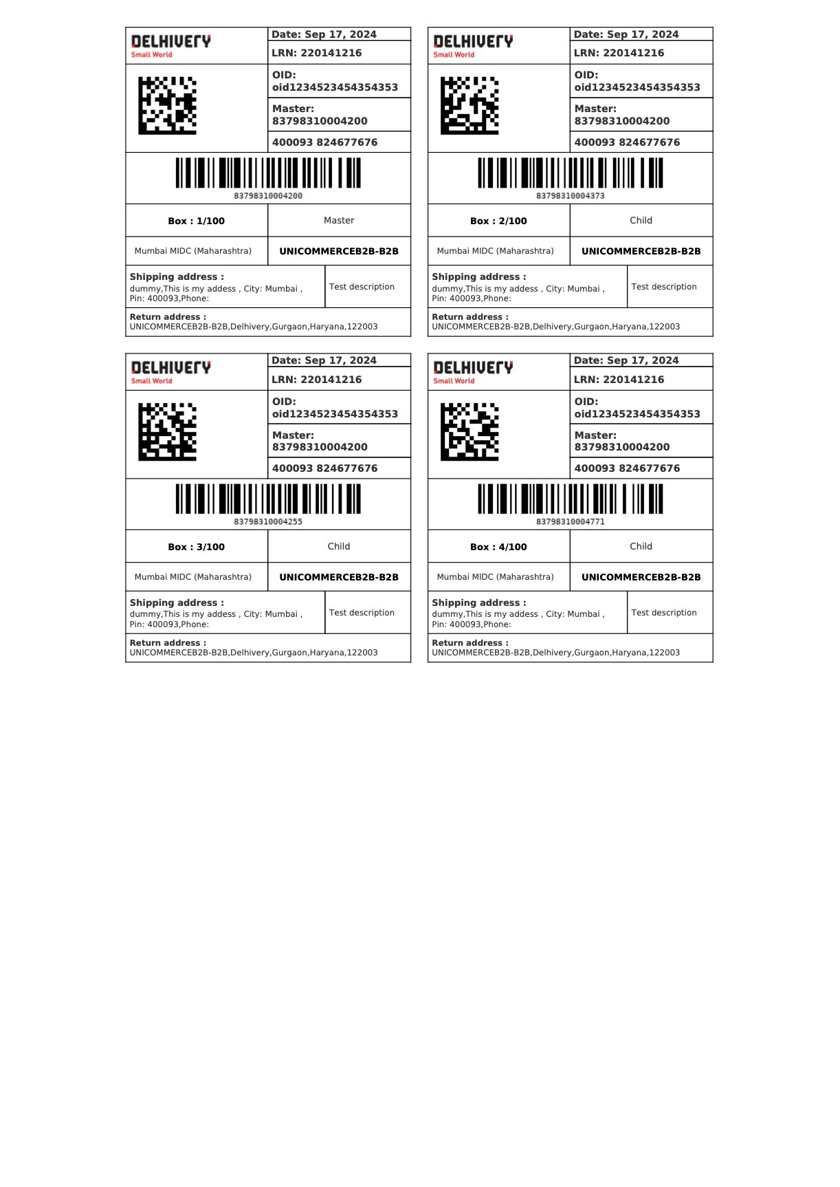 Integration with Delhivery B2B - Unicommerce Support Portal