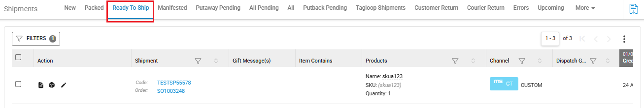 Quick Dispatch - Unicommerce Support Portal